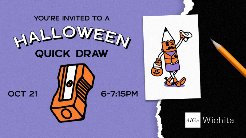 Halloween Quick Draw: Community Drawing Session | AIGA Wichita